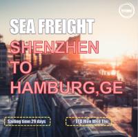 China International Sea Freight Logistics from Shenzhen to Hamburg Germany FCL LCL Shipping for sale