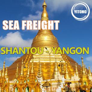 China Shantou China To Yangon Myanmar Sea Freight Logistics for sale