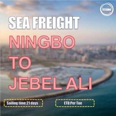China Sea Freight from Ningbo to Jebel Ali UAE Direct LCL FCL Shipping Service for sale