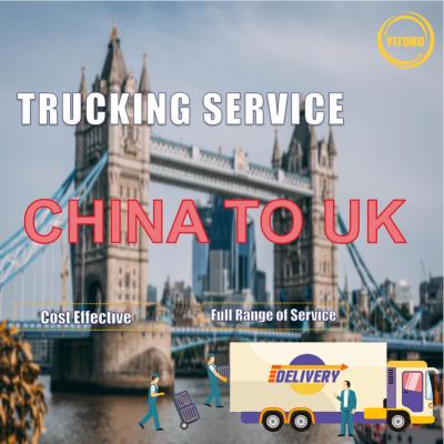 China NVOCC International Cargo Trucking Services China to UK Europe Door to Door 14-18 Days for sale