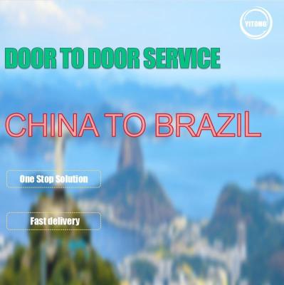 China Door to Door International Container Shipping from China to Brazil 20ft 40ft for sale