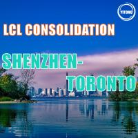 China LCL Sea Freight from Shenzhen to Toronto Canada 30 Days Transit Time for sale