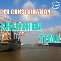China NVOCC LCL Shipping Service Shenzhen to Tema Ghana Weekly 45 Days for sale