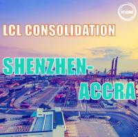 China LCL Sea Freight Shipping from Shenzhen to Accra Ghana 45 Days Weekly Service for sale