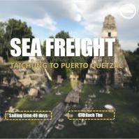 China Sea Freight Service Taichung to Puerto Quetzal Guatemala 20ft Container Shipping for sale