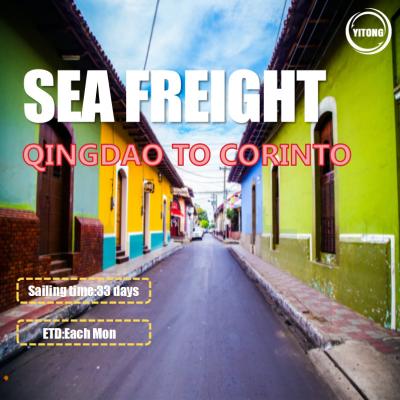 China Ocean Freight from Qingdao to Corinto Nicaragua 33 Days FOB CIF Shipping Service for sale