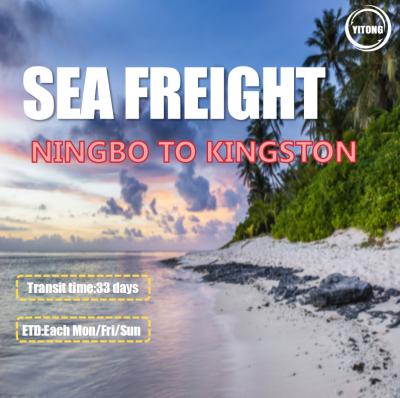 China FOB CIF Ocean Freight Service Ningbo to Kingston Jamaica 20ft 40ft Container for sale