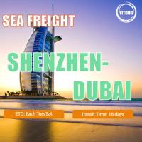 China 18 Days International Sea Freight Logistics from Shenzhen China to Dubai UAE for sale