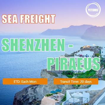 China 20 Days Sea Freight Forwarding Shenzhen to Piraeus Greece Ocean Logistics Service for sale