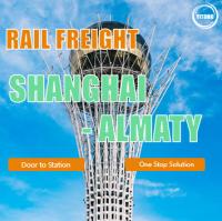 China International Rail Freight Service Shanghai Yiwu to Almaty Kazakhstan 20ft 40ft Container for sale