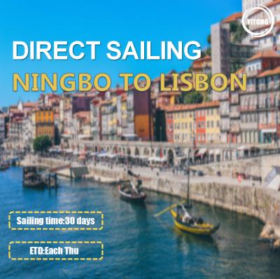 China Ningbo to Lisbon Portugal Ocean Freight Shipping Service MSK MSC Carrier 20GP 40GP for sale