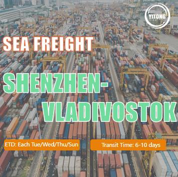 China Sea Freight Shipping Shenzhen to Vladivostok Russia 4-10 Days Transit for sale