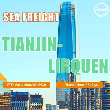 China Tianjin to Lirquen Chile Sea Freight Logistics 36 Days FOB CIF Service for sale