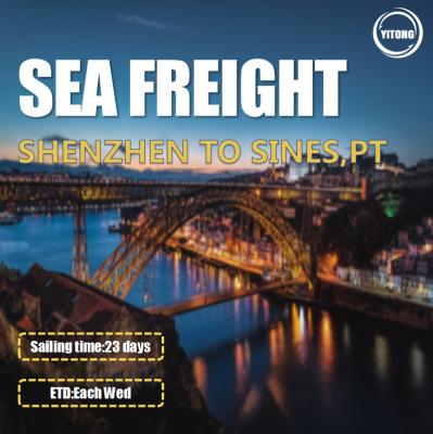 China Weekly Sea Freight Service Shenzhen to Sines Portugal Direct Sailing 1 Shift for sale
