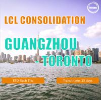 China LCL Consolidation Logistics Service from Guangzhou to Toronto Sea Freight 20-25 Days for sale
