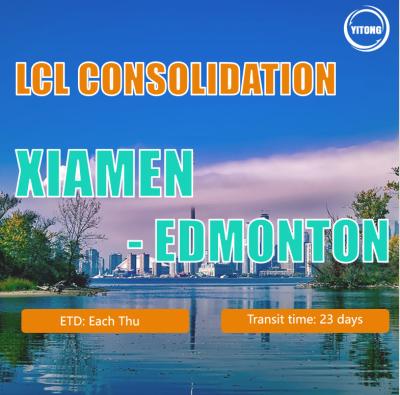 China FCL LCL Sea Freight Shipping to Canada China Consolidation Service 20-25 Days for sale