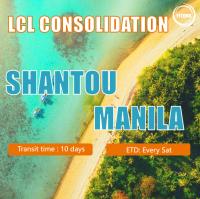 China LCL Sea Freight Shipping Agent Logistics from Shantou to Philippines 10-20 Days for sale