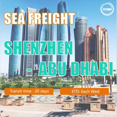 China Sea Freight From Shenzhen To Abu Dhabi for sale