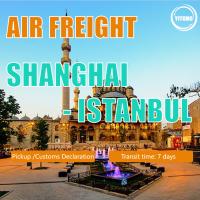 China Air Freight from Shanghai to Istanbul 6-8 Day Transit Cargo Shipping Logistics Service for sale