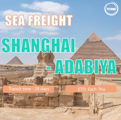 China China to Egypt Sea Freight Consolidation Shipping 19-40 Days Transit Multiple Ports for sale