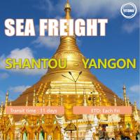 China Ocean Freight Container Shipping from China to Yangon Myanmar Sea Freight Forwarder 20ft 40ft for sale