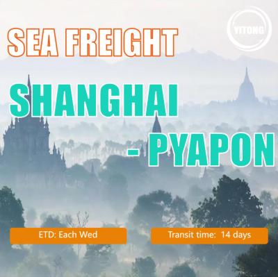 China Professional Sea Freight Forwarder from China to Myanmar FCL LCL 14 Days for sale