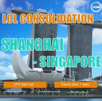 China LCL Sea Freight Shipping Agent from Shanghai to Singapore 10-20 Days for sale