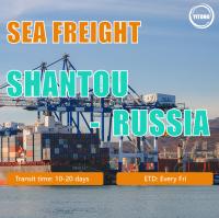 China Sea Freight Forwarder from Shantou to Russia 20ft 40ft Container Shipping for sale