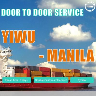 China Door to Door Freight from Yiwu to Manila 10 Years Experience Cargo Service for sale