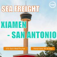 China Sea Freight from Xiamen to San Antonio FCL LCL Shipping 20ft 40ft Containers for sale