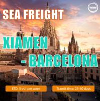 China Ocean Freight Logistics From Xiamen To Barcelona, Spain for sale