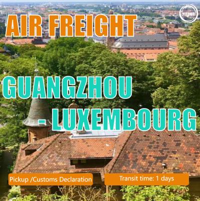 China Air Freight From Guangzhou To Luxembourg for sale