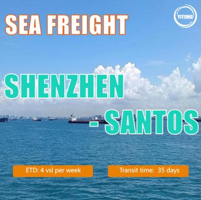 China Sea Freight From Shenzhen To Santos, Brazil for sale