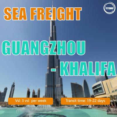 China Sea Freight from Guangzhou to Khalifa Port UAE FCL LCL Shipping Service for sale
