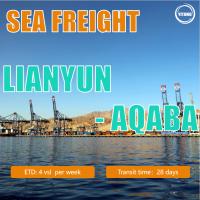 China Sea Freight Lianyungang to Aqaba Jordan FCL LCL 20ft 40ft Container Shipping for sale