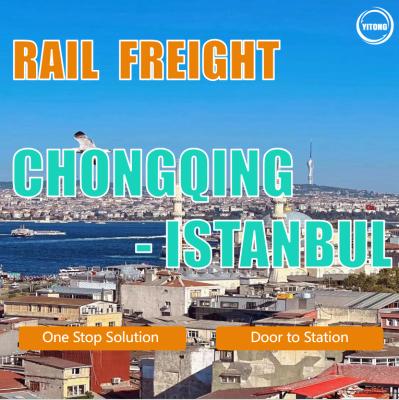 China Rail Freight Shipping Chongqing to Istanbul Turkey 16-22 Days Transit for sale