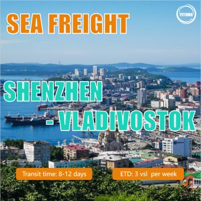 China Sea Freight Logistics from Shenzhen to Vladivostok Russia FCL LCL 20GP 40HQ for sale