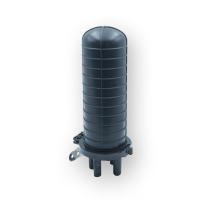 China 4 Ports Vertical Optical Splice Closure 96 Cores Capacity With Heat Shrinkable Sealing for sale