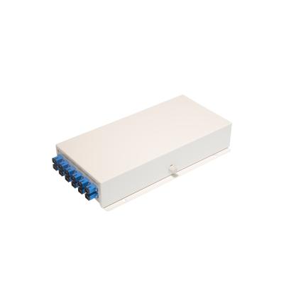 China Wall Mounted Optic Termination Box Adapter Type 48 Cores Capacity for sale