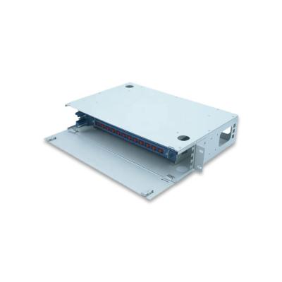 China ODF Fiber Optic Distribution Unit With Cable Fixation Protection Multiplex Distribution Frames for sale