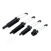 China Round Optic Cable Clamp with Stainless Steel Pull Rope Non Slip Groove for sale