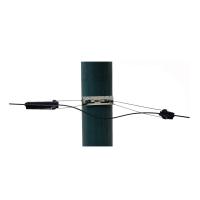 China Round Optic Cable Clamp with Stainless Steel Pull Rope Non Slip Groove for sale