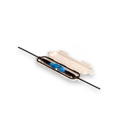 China SC Fast Connector Cable Protection Box For Ф3mm / 2x3 Drop Optical Cables for sale