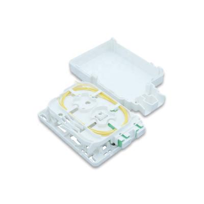 China Optical Fiber Panel FTTH Box Dustproof With Two SC Or 2LC Adapter Interfaces for sale