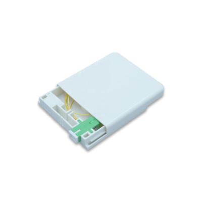 China Pull Out Cover Optical Fiber Panel With Two SC / 2LC Adapter Interfaces for sale