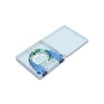 China Hinged Cover Optical Fiber Panel With 2 SC / Duplex LC Adapter Interfaces for sale