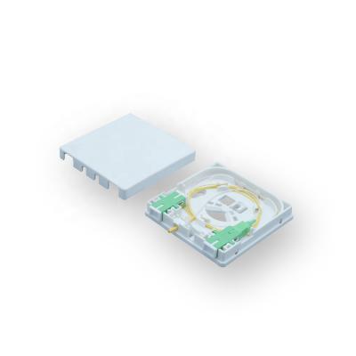 China Household Optical Fiber Box With Two SC / 2LC Adapter Interfaces for sale