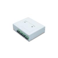 China ABS FTTH Optical Fiber Panel 100x83x30mm With 4 SC Adapter Interfaces for sale