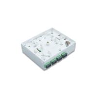 China ABS FTTH Optical Fiber Panel 100x83x30mm With 4 SC Adapter Interfaces for sale