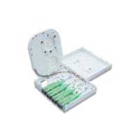 China ABS FTTH Optical Fiber Panel 100x83x30mm With 4 SC Adapter Interfaces for sale